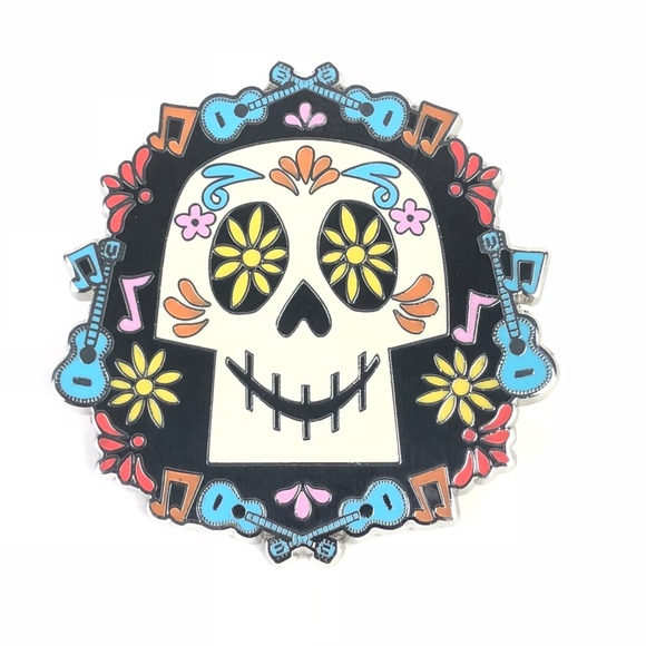 Disney | Jewelry | Coco Sugar Skull Day Of The Dead Pixar Disney Pin ...